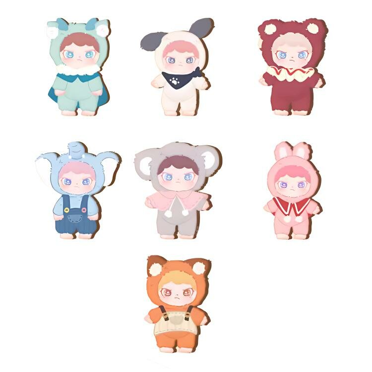 Набор-сюрприз унисекс TNT SPACE Dora Fluffy Animal Collection, 6 шт.