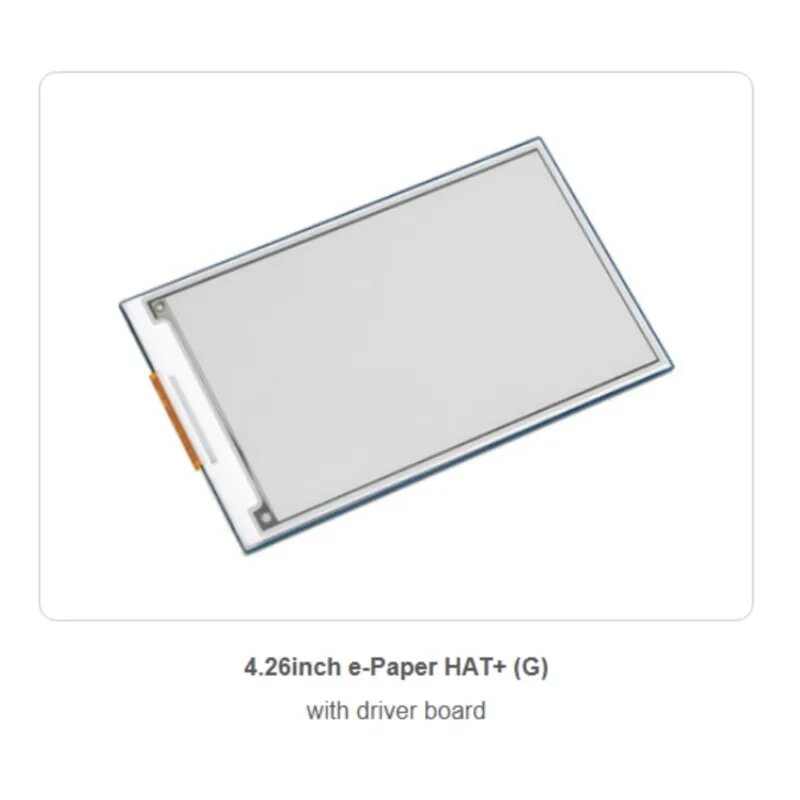 Waveshare 4.26" E-Ink дисплей