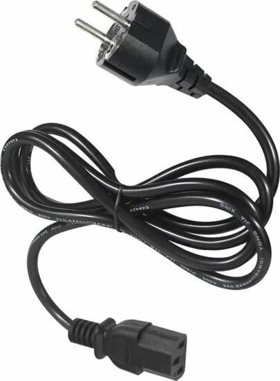 KUNCAN KC-EU-ST-2M Кабель питания EU CEE7/7 3pin To Power Strip черный -2м, 1шт