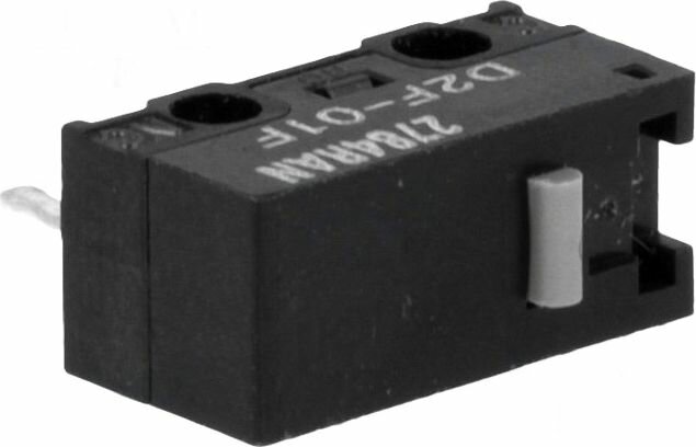 Микропереключатель OMRON D2F-01F SNAP ACTION без рычага SPDT 0,1A-30ВDC