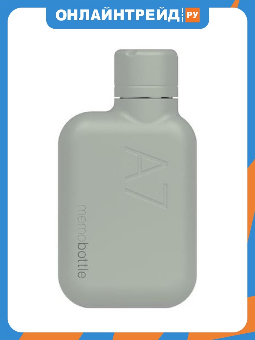 Бутылка для воды Memobottle A7, из нержавеющей стали, зеленый
