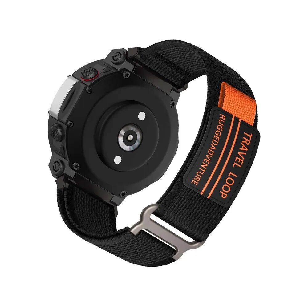 Amazfit T-Rex 2 Pемешок Сменный тканевый ремешок из легкого дышащего материала с удобной и надежной застежкой на липучке, регулируемым размером