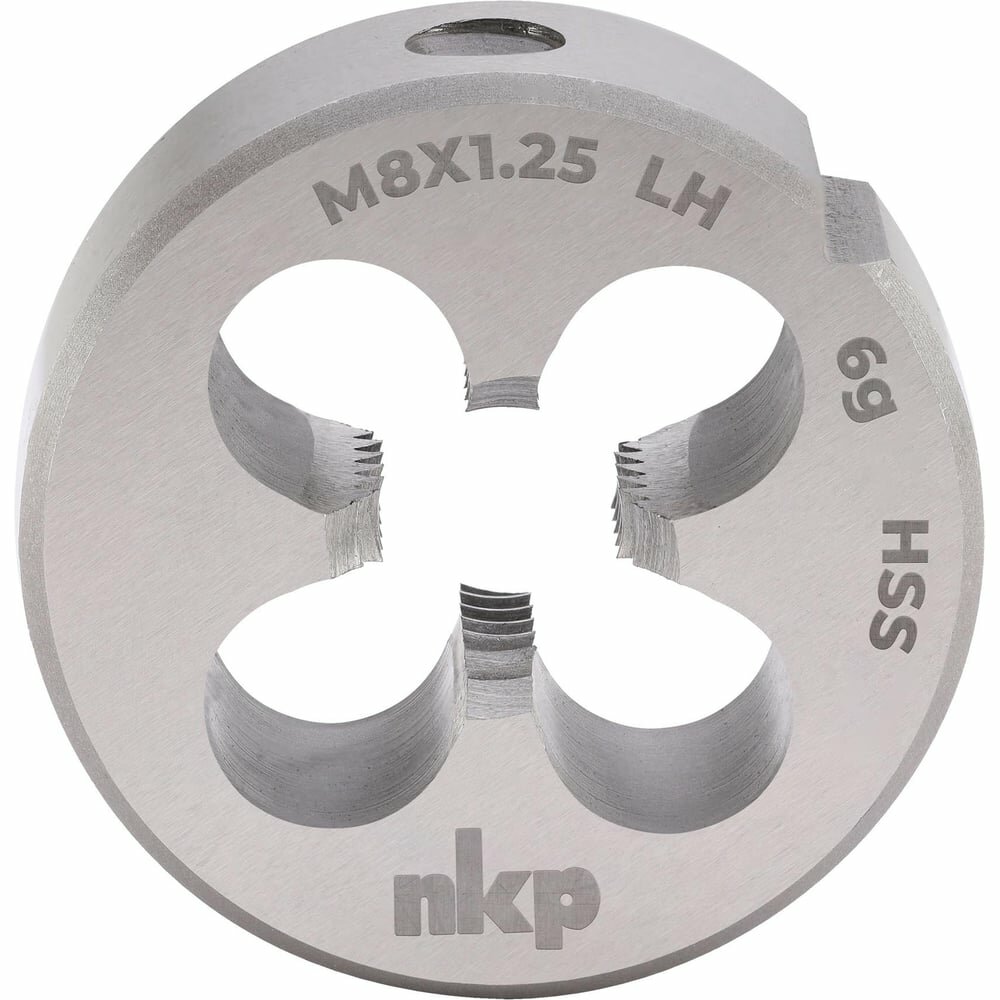 Плашка NKP левая М8 шаг 1.25мм DINEN22568 HSS 6g 25x9мм 250080N