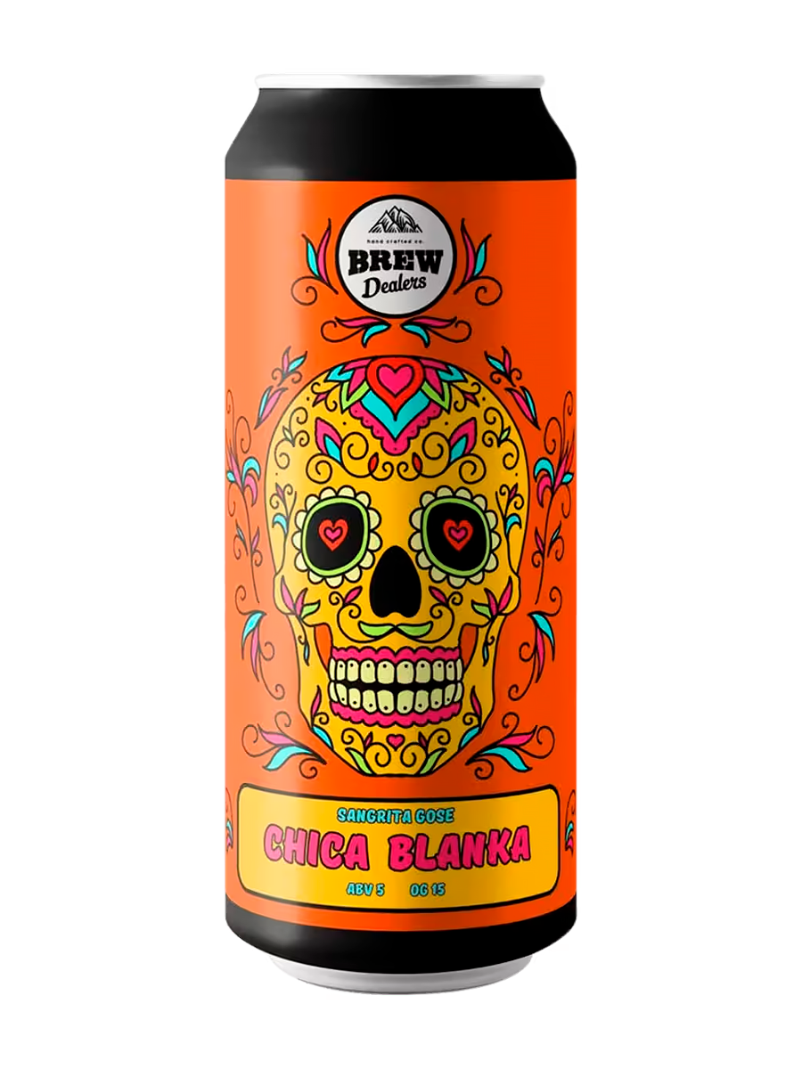 Пивной напиток Brew Dealers Chica Blanka, светлый, 0,45 л, ж/б