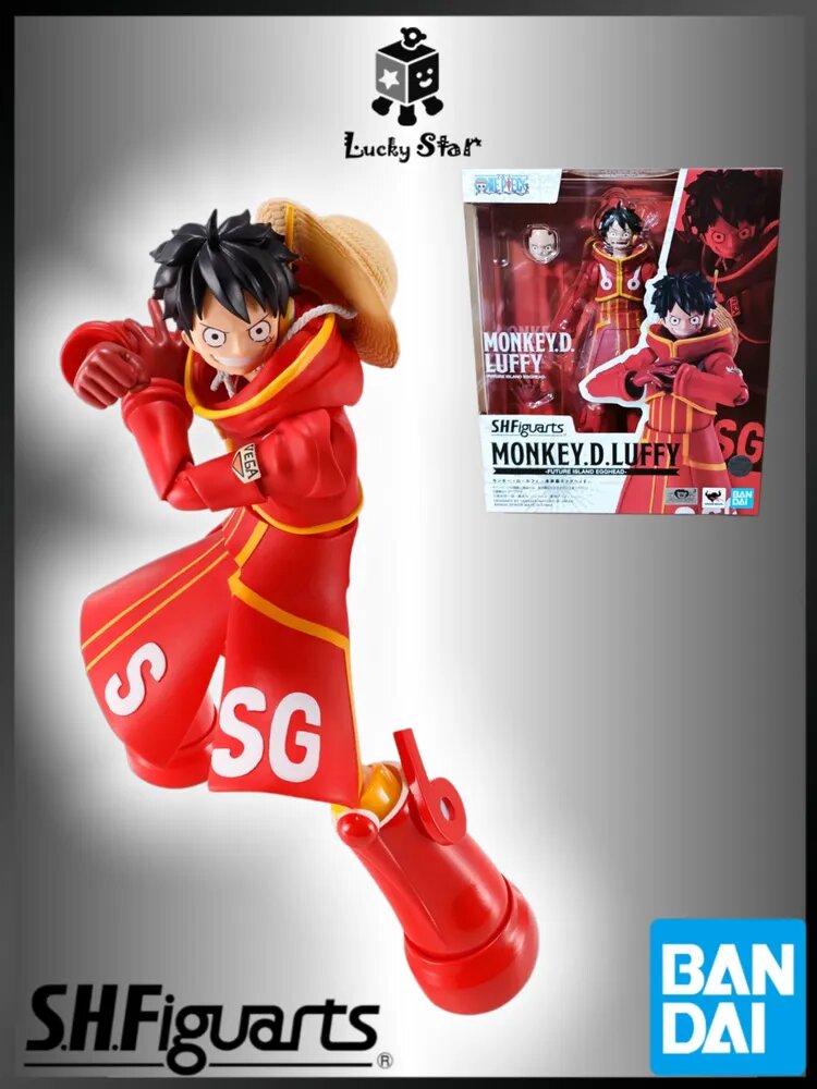 Фигурка S.H.Figuarts Monkey.D.Luffy -FUTURE ISLAND EGGHEAD- из One Piece, BANDAI SPIRITS, нераспечатанная, высота 145 мм