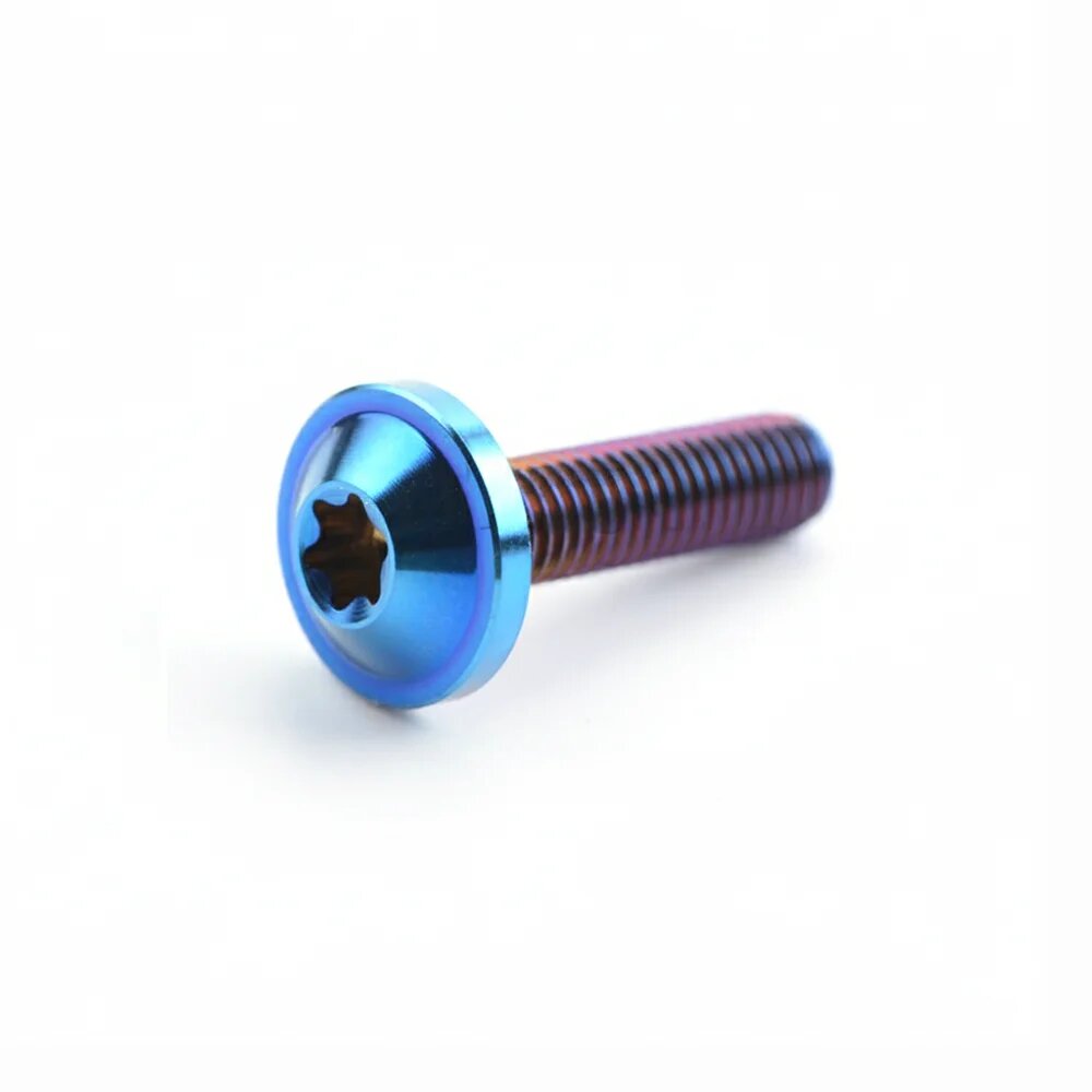 Титановые болты M6x10/15/20 с головкой Torx T30 M6X15mm Burnt Blue
