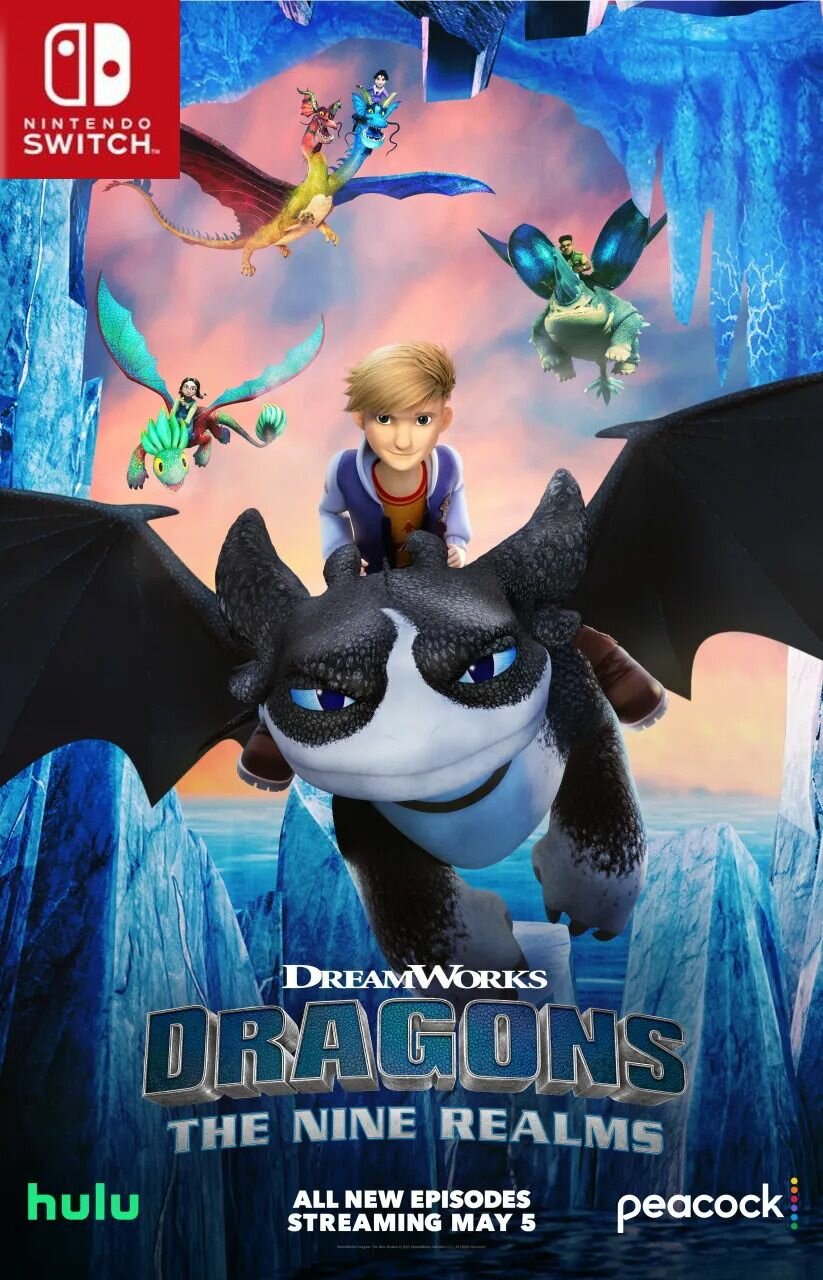 Игра DreamWorks Dragons Legends of the Nine Realms Switch Картридж на Nintendo Switch