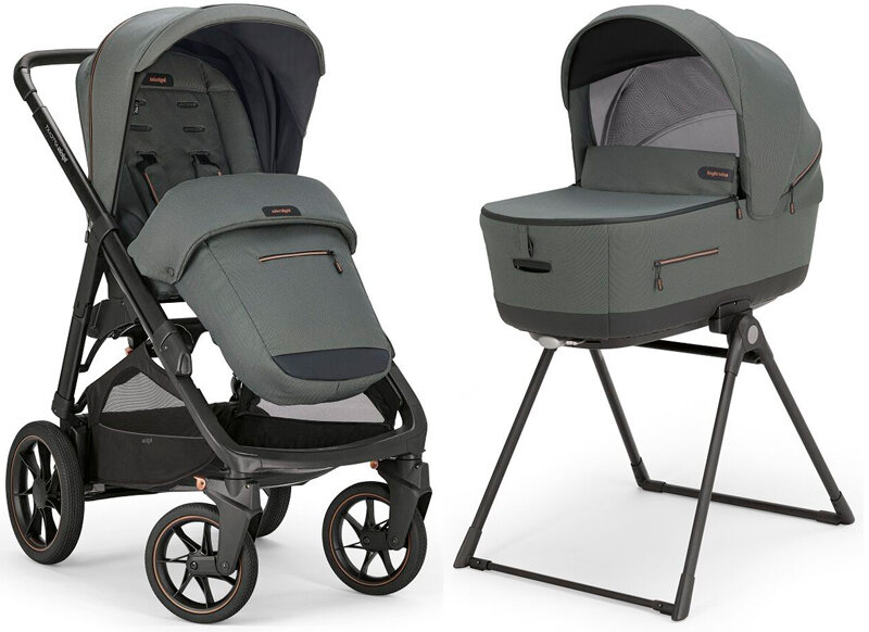 Коляска для новорожденных 2 в 1 Inglesina Aptica XT Taiga Green, всесезонная, коляска детская, 0+