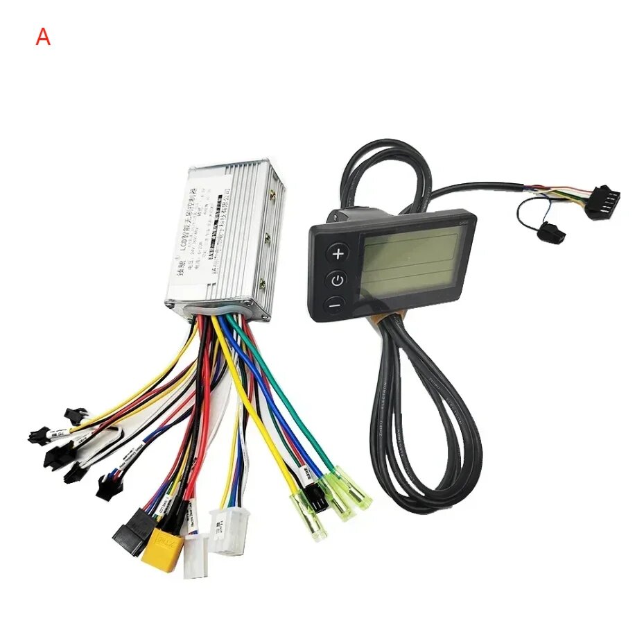 Бесщеточный контроллер для электровелосипеда MAX 20A 24V 36V 48V 250W 350W + ЖК-дисплей S866 для электросамоката и велосипеда