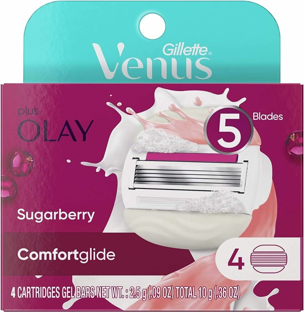 Gillette Comfortglide Sugarberry Сменные кассеты для бритья 4шт