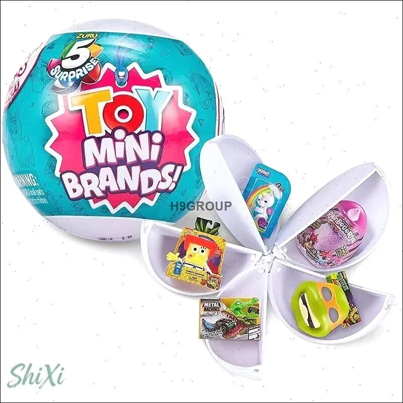 Игрушка-сюрприз / шар-сюрприз (8.5 см, 5 сюрпризов)mini brands