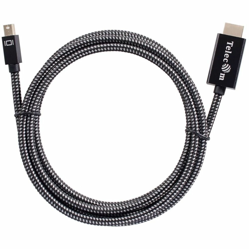 Видеокабель Telecom TA582-1.8M 1.8м HDMI/DisplayPort чёрный