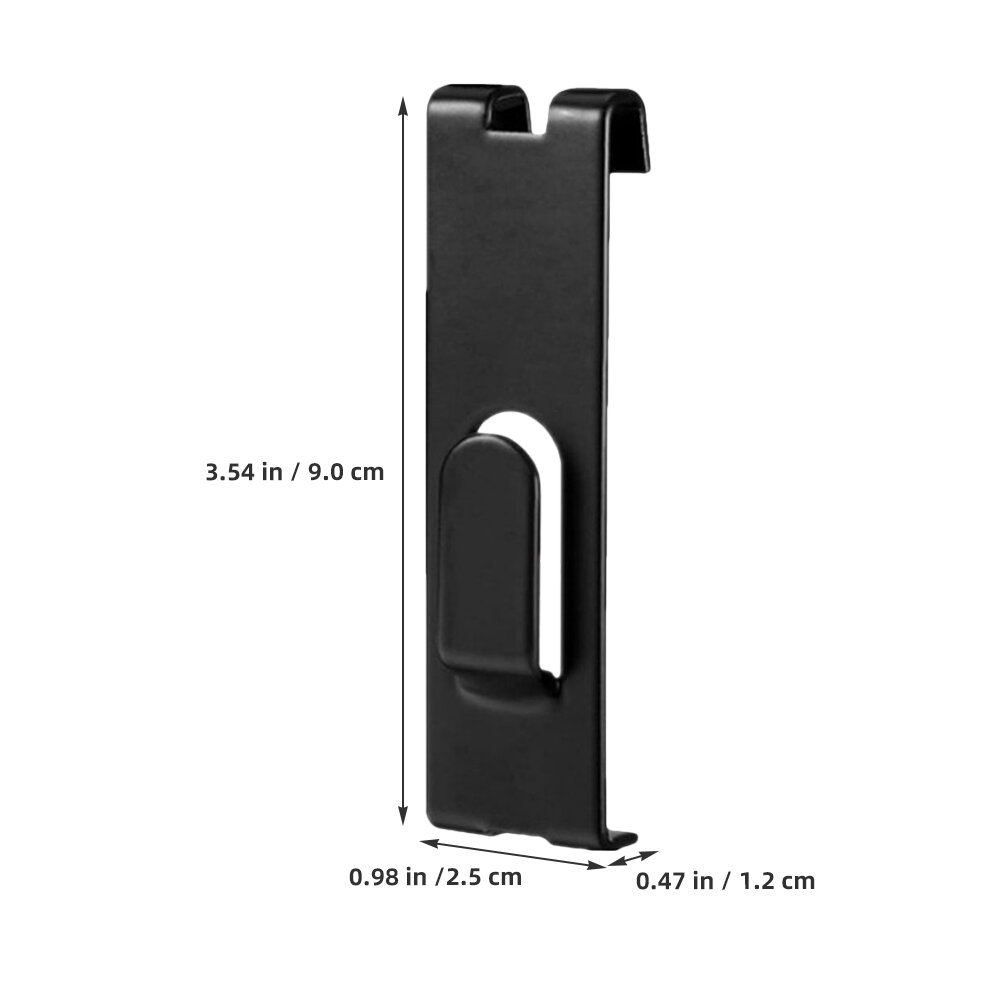 5 Штук Крепления Для Панели Из Железа Черного Цвета Размер 9.00X2.50X1.20Cm