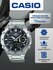 Наручные часы CASIO, серебряный, черный