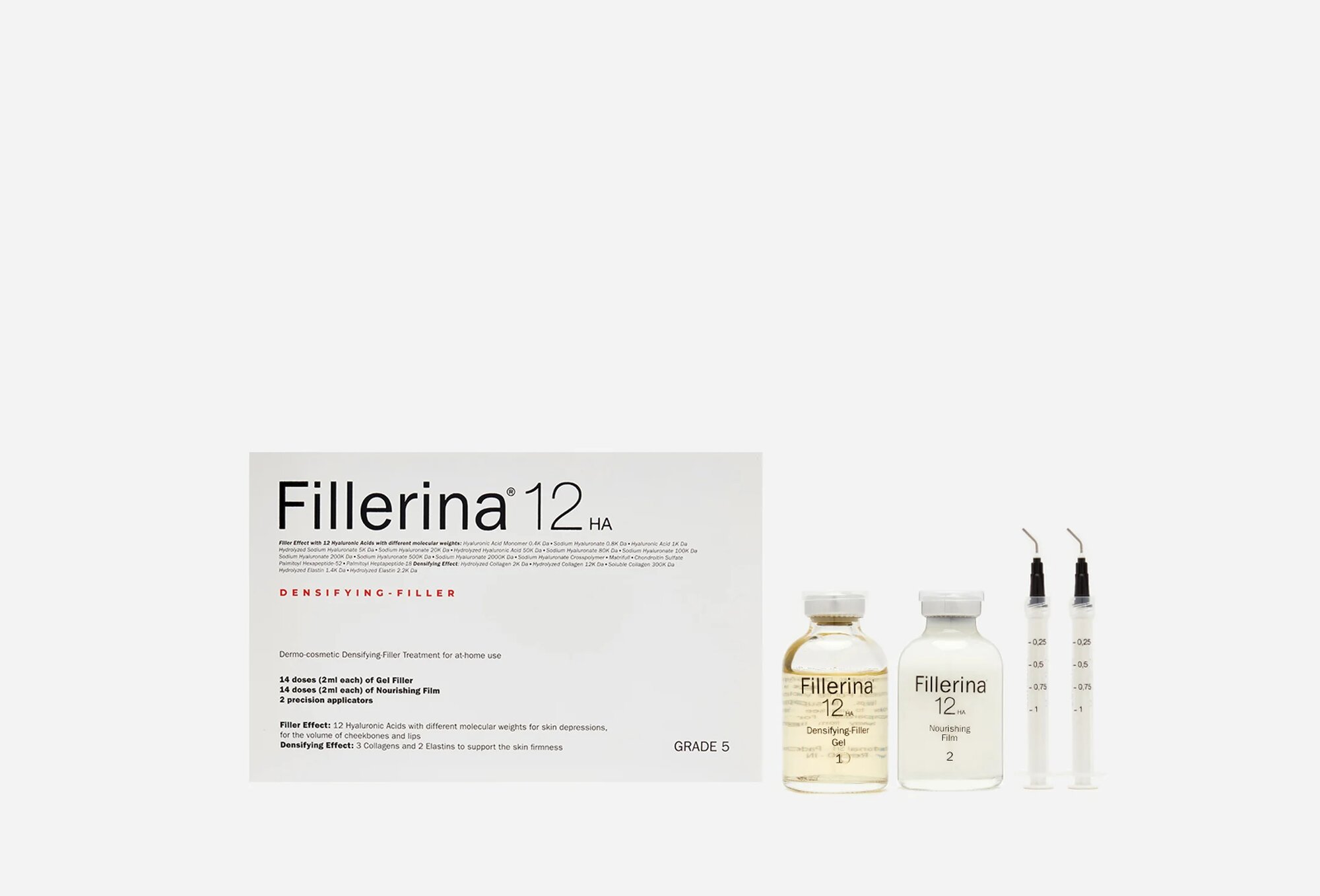Fillerina Treatment Grade 5 Филлер для лица с укрепляющим эффектом 4 шт