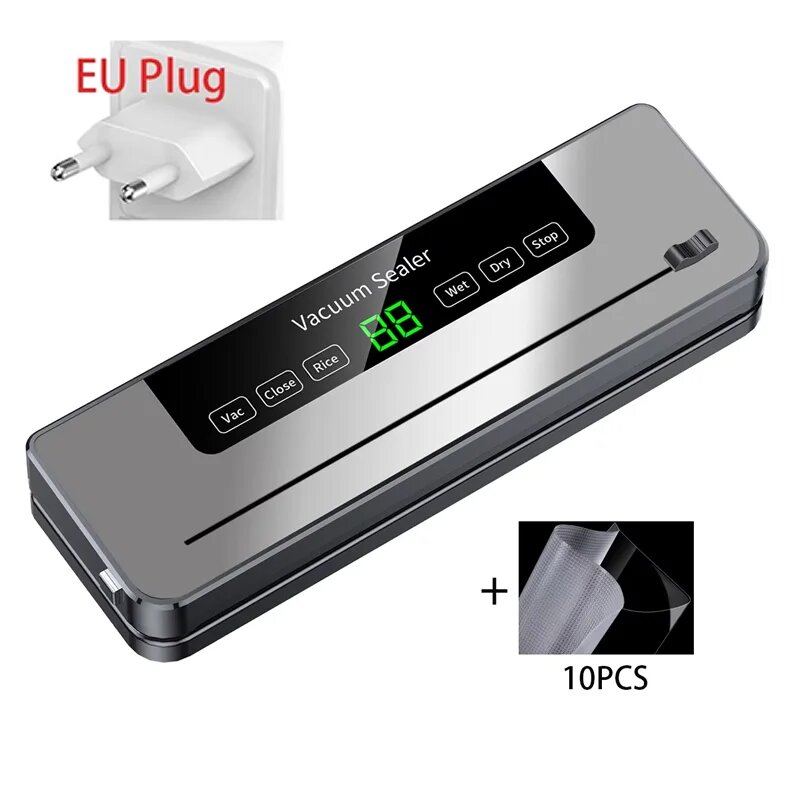 Вакуумный упаковщик EU-UV Max Sealer с 10 пакетами