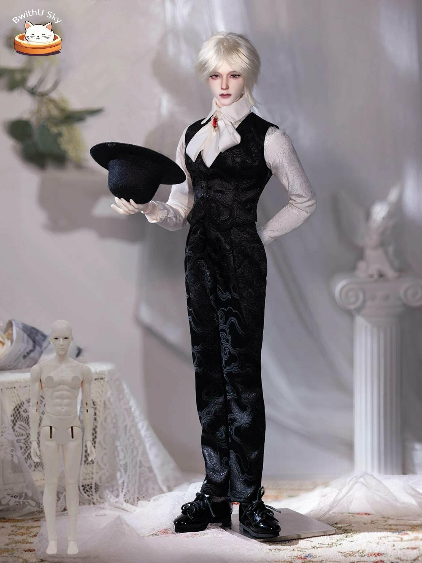 BwithUSky Callan 1/4 BJD Голый ребенок, розовая кожа, без макияжа, никаких аксессуаров в комплекте Кукла