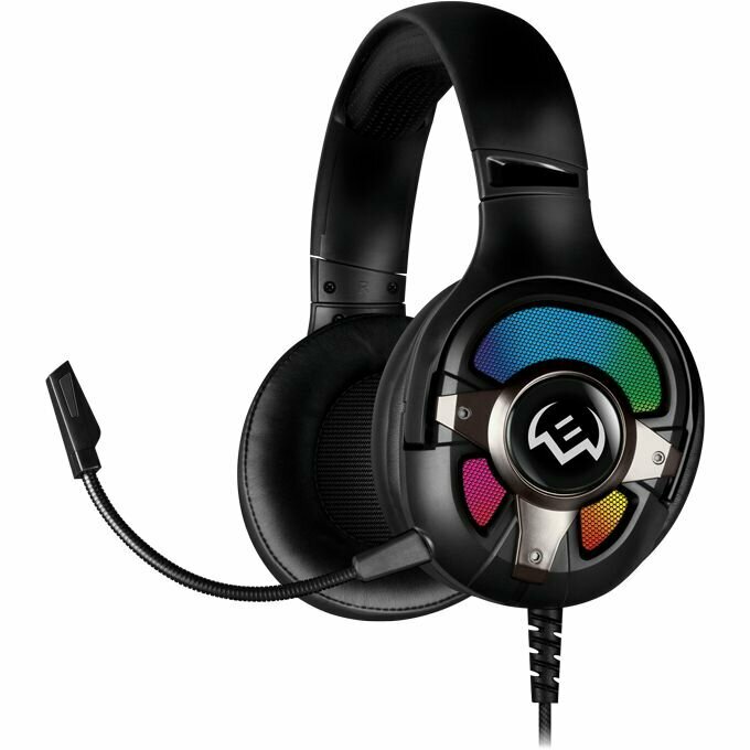 Гарнитура Sven AP-U1100MV чёрный, проводная, USB, подсветка