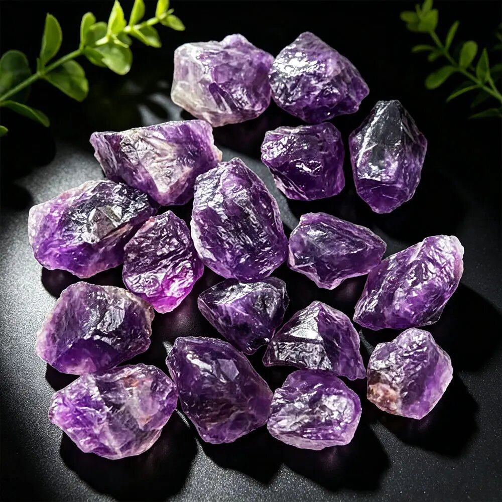 Натуральные кристаллы аметиста 50g (1-3pcs) Pack