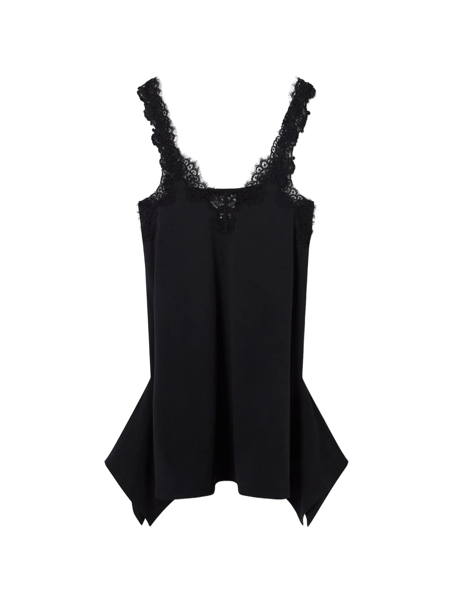 Платье Lace-trim mini dress
