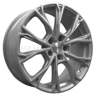 Литой колесный диск Khomen Wheels KHW1907 (CX-5/CX8) 7,5x19/5x114,3 ET45 D67,1 F-Silver-FP