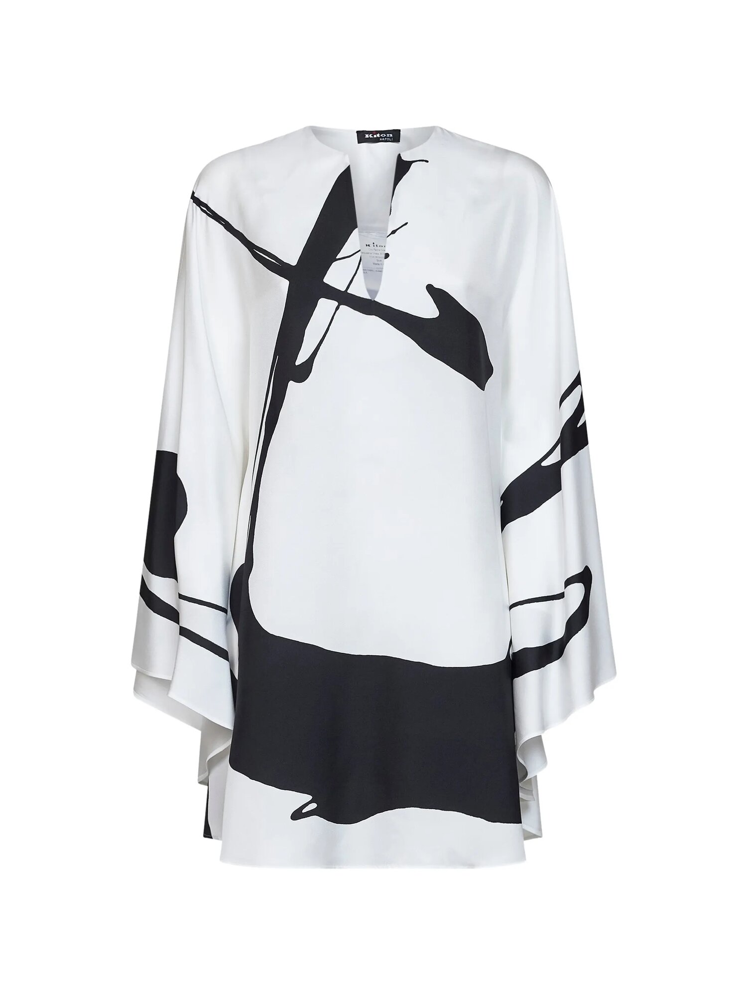 Блуза Graphic-print ruffled blouse