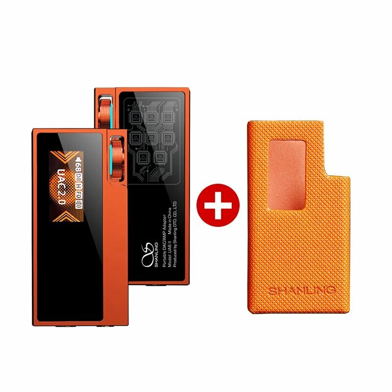 Shanling UA6 II DAC AMP оранжевый, Orange and OR case