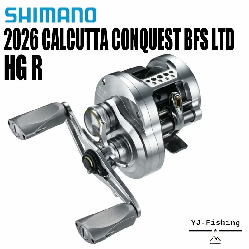 SHIMANO 2026 CALCUTTA CONQUEST BFS LTD HG Под левую руку Кастинговое Катушка