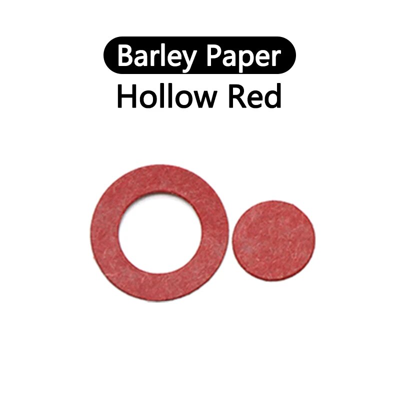 Изолирующие прокладки из фиш-папира для аккумуляторов 18650 Gasket, Hollow Red, 200 pieces