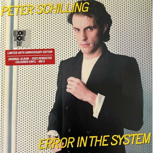 Виниловая пластинка PETER SCHILLING - ERROR IN THE SYSTEM (LIMITED, COLOUR, 2 LP)