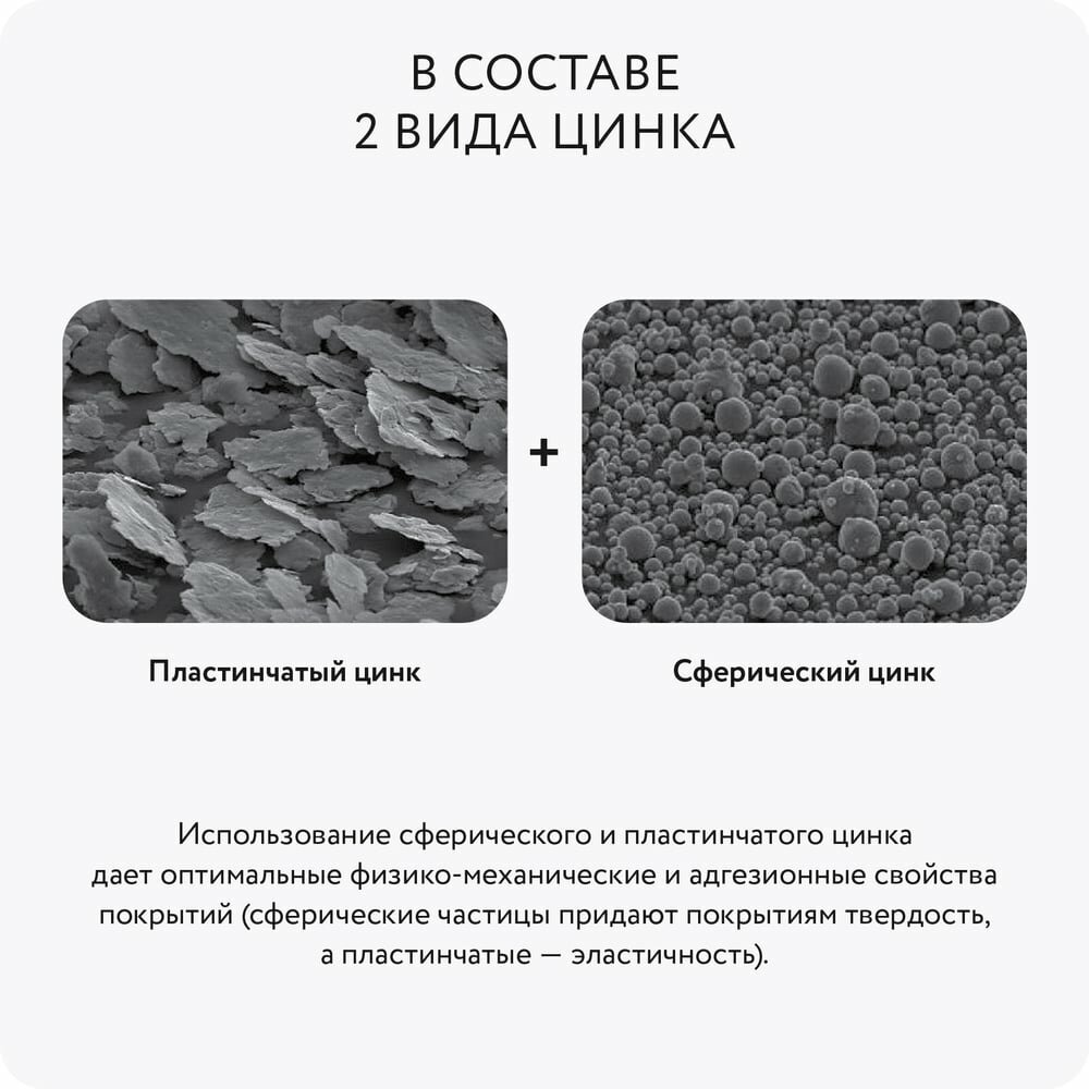 Состав для холодного цинкования/цинковая краска/цинковая грунтовка/грунт по металлу Elcon Zintech аэрозоль 520мл 00-00002981 — фото 1