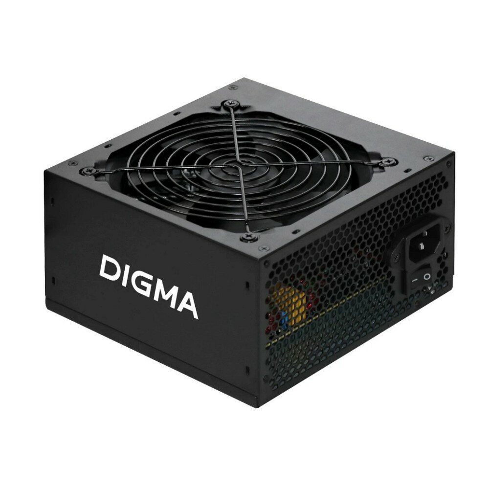 Digma Блок питания ATX 600W DPSU-600W-WH 80+ white 20+4pin APFC 120mm fan 6xSATA RTL