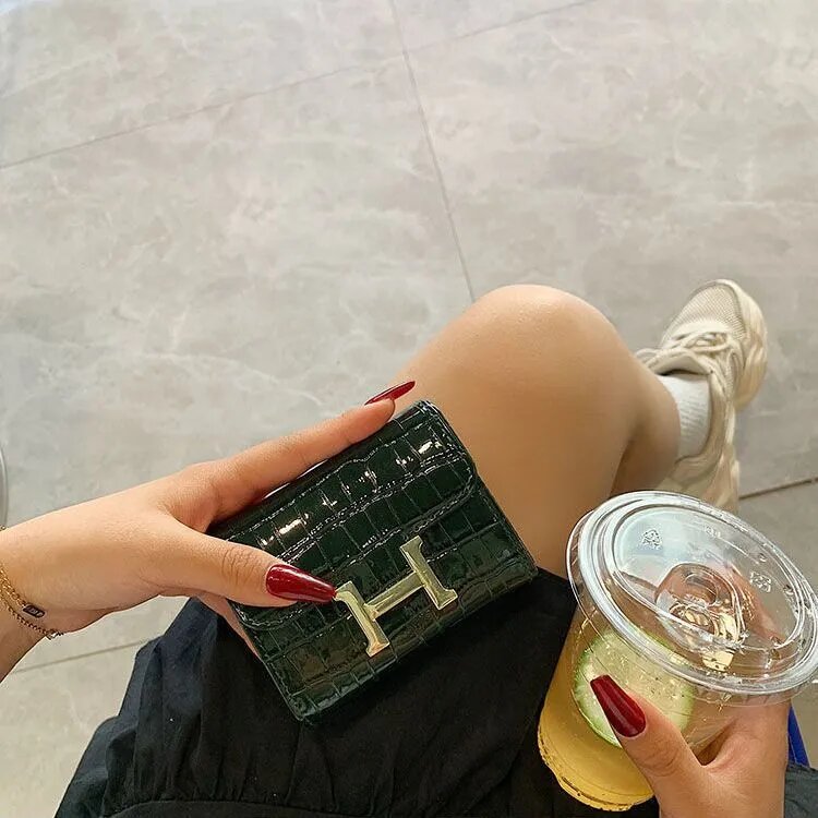 Бумажник, зеленый