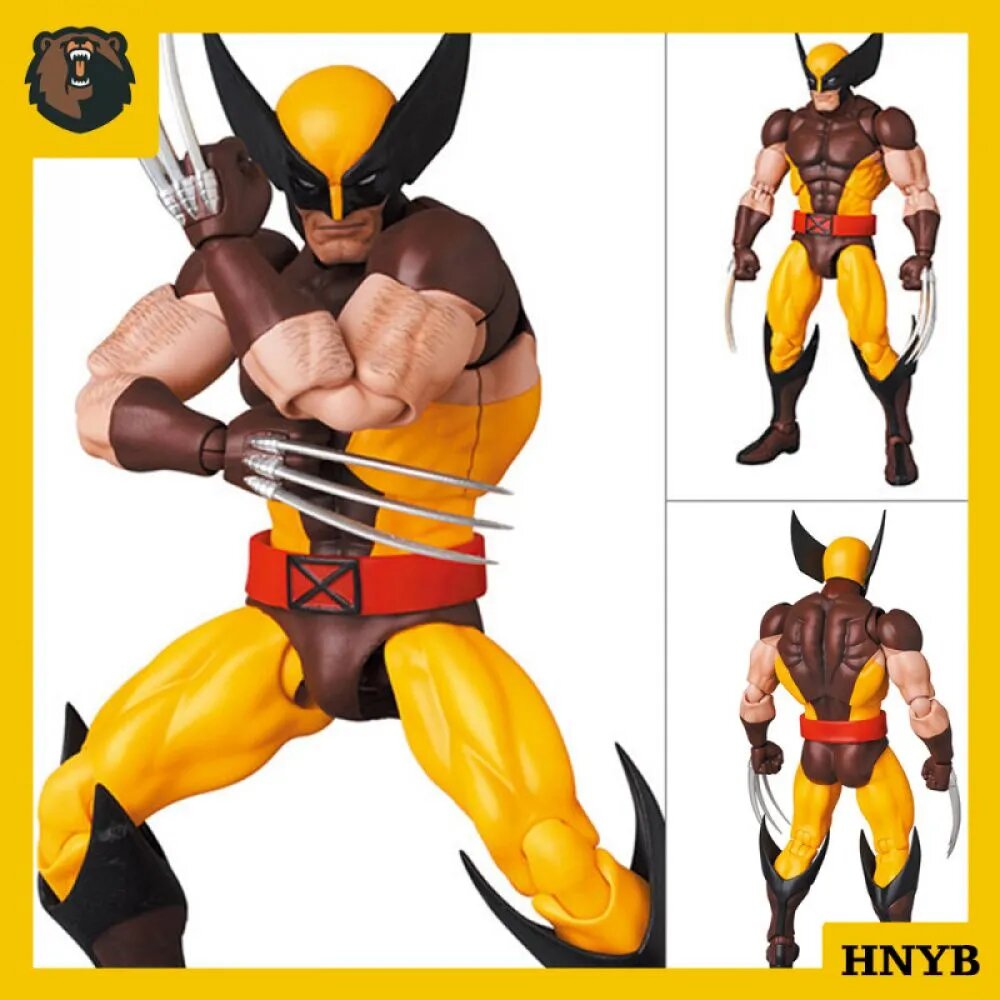 Фигурка Люди Икс Росомаха Комикс-версия / X Men Wolverine BROWN Comic Version 16 см