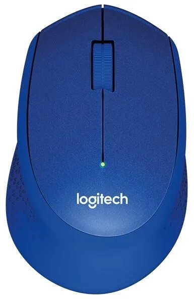 Мышь Logitech M330 Silent Plus, синий (910-004925)