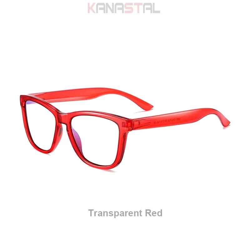 Пластиковые очки KANASTAL Transparent Red, Красный