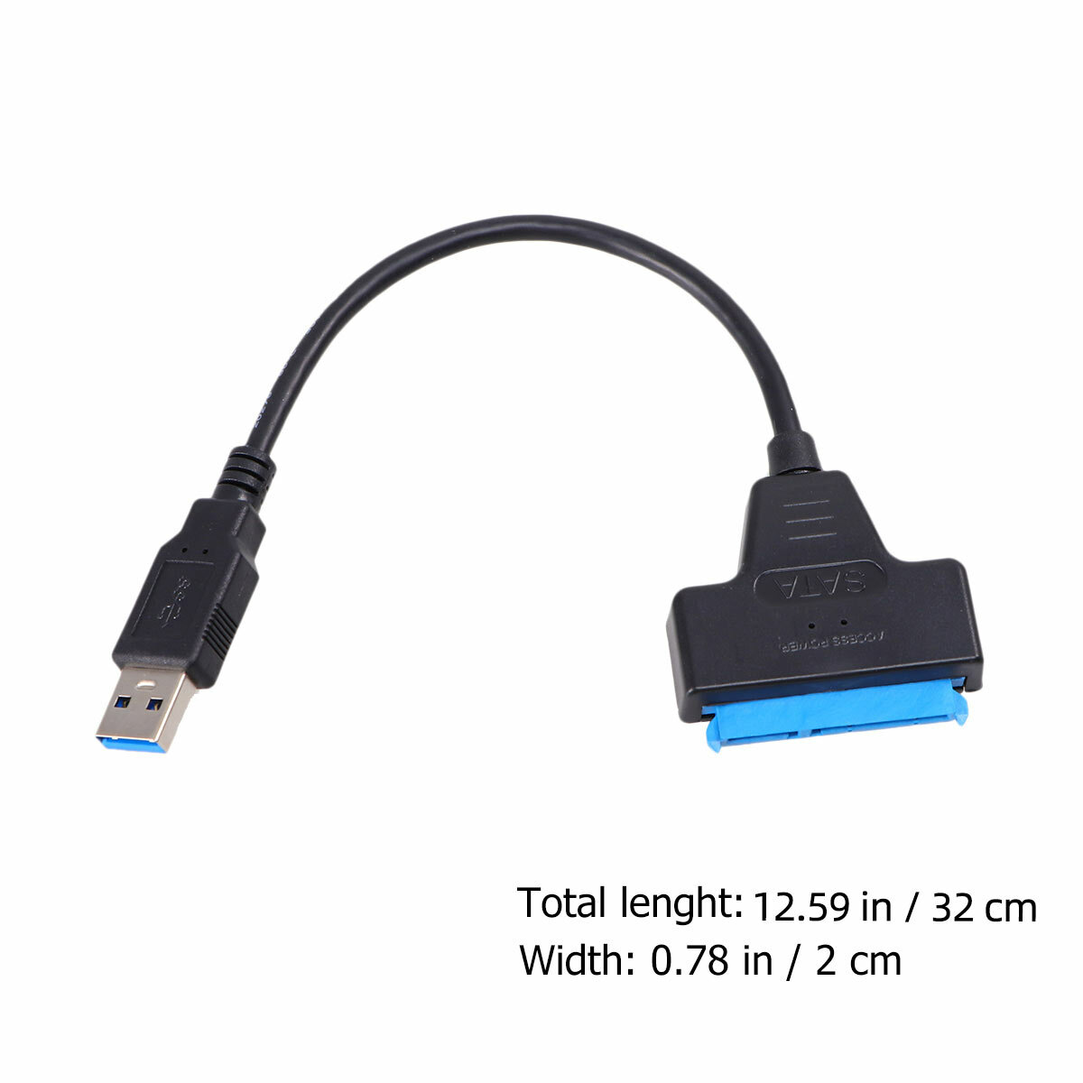 Кабель Для Жесткого Диска 2.5 Дюйма С Интерфейсом Usb 3.0 Поддержка Hot Swap И Uasp 32.00X2.00X1.00Cm
