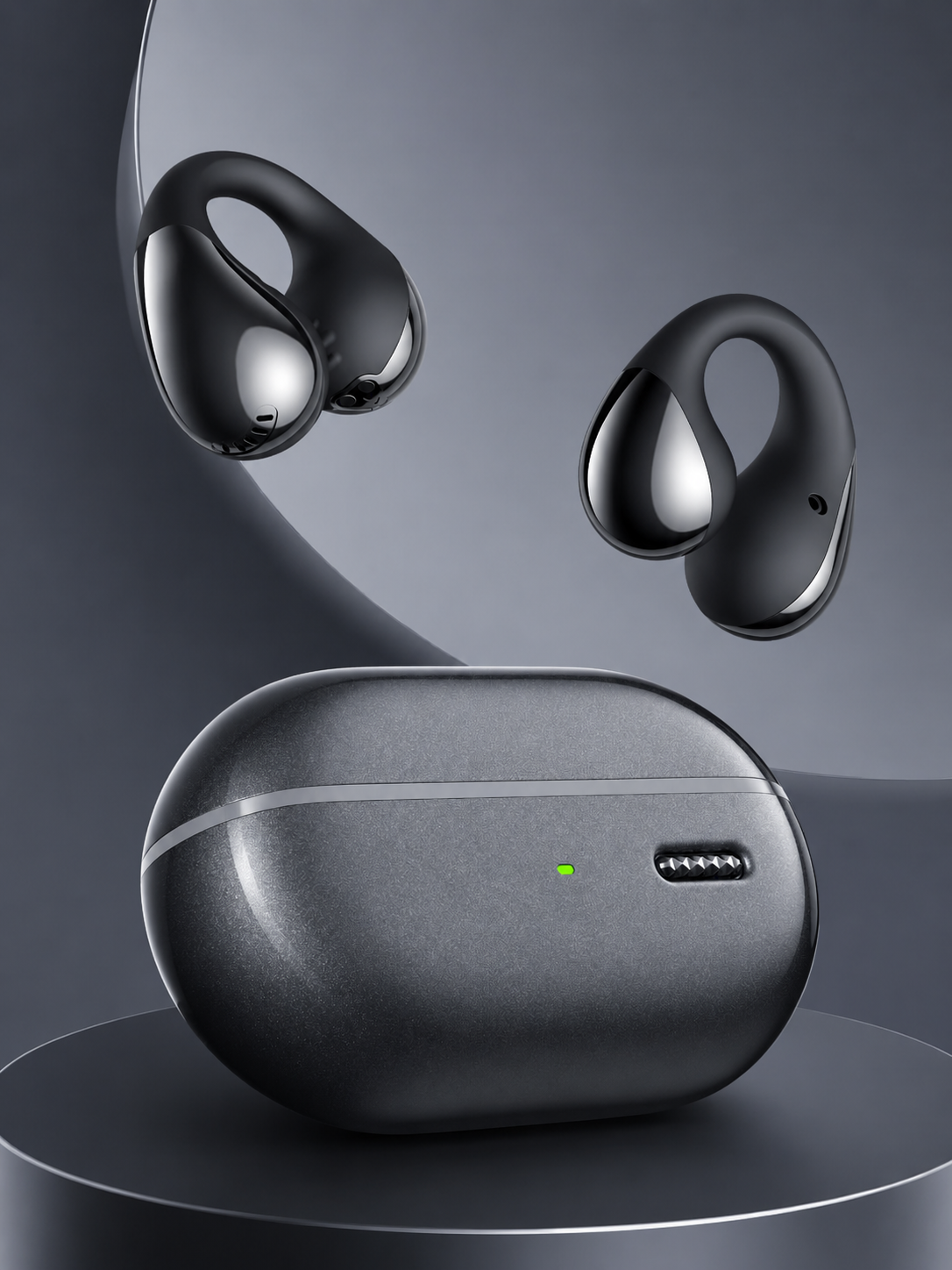 SOUNDPEATS PearlClip Pro Hi-Res Bluetooth 5.4 открытые наушники Clip с 12 мм динамиком, IPX5, 24 ч