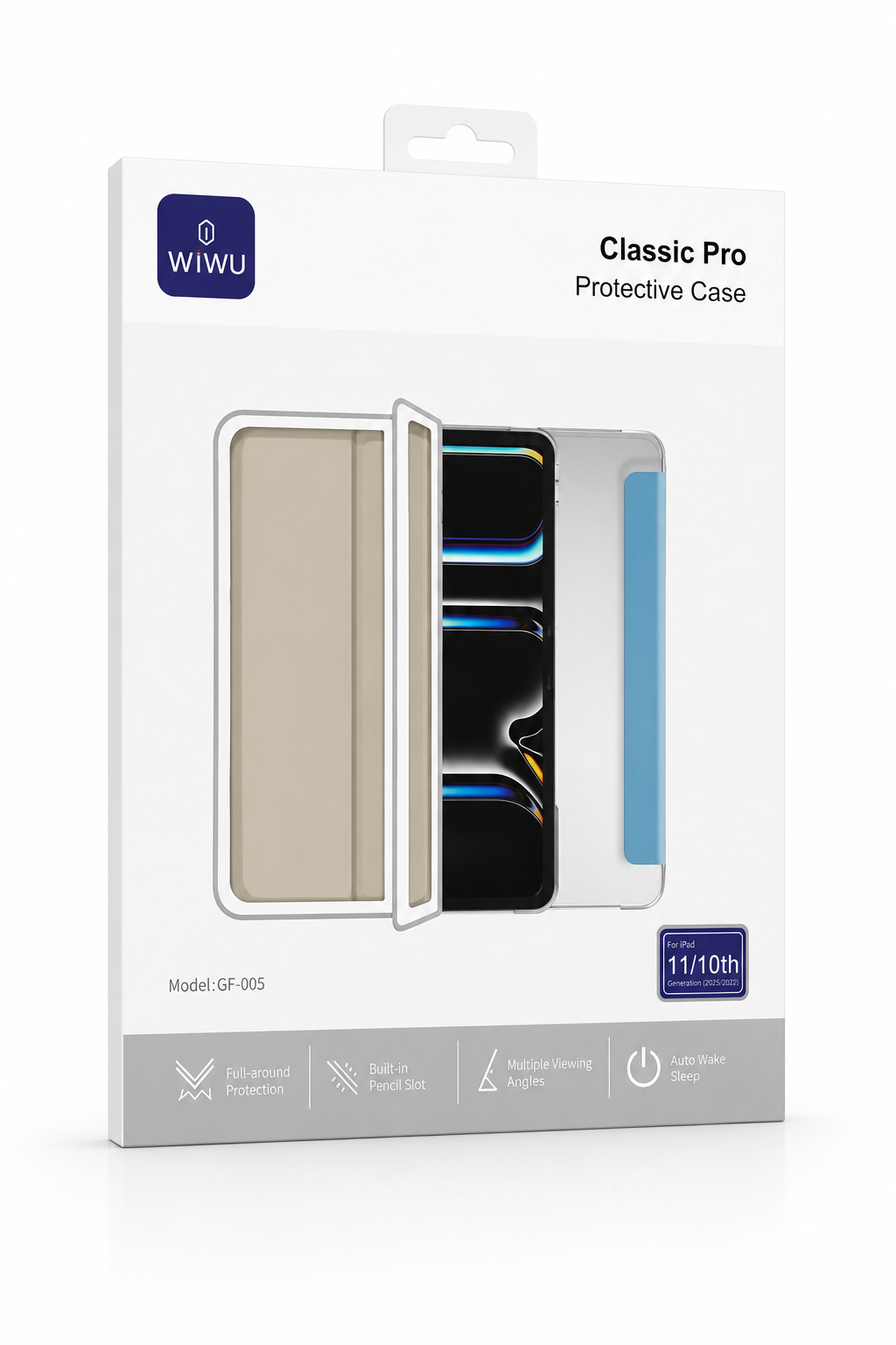 Защитный чехол WIWU Classic Pro Protective Case for iPad 10.9'(2022) / 11"(2025) Grey