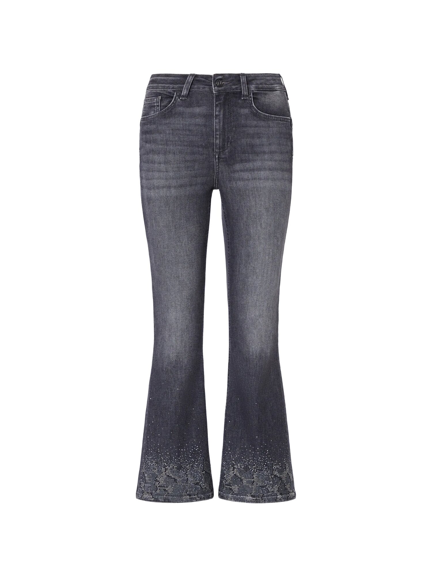 Джинсы Bootcut jeans with rhinestones 