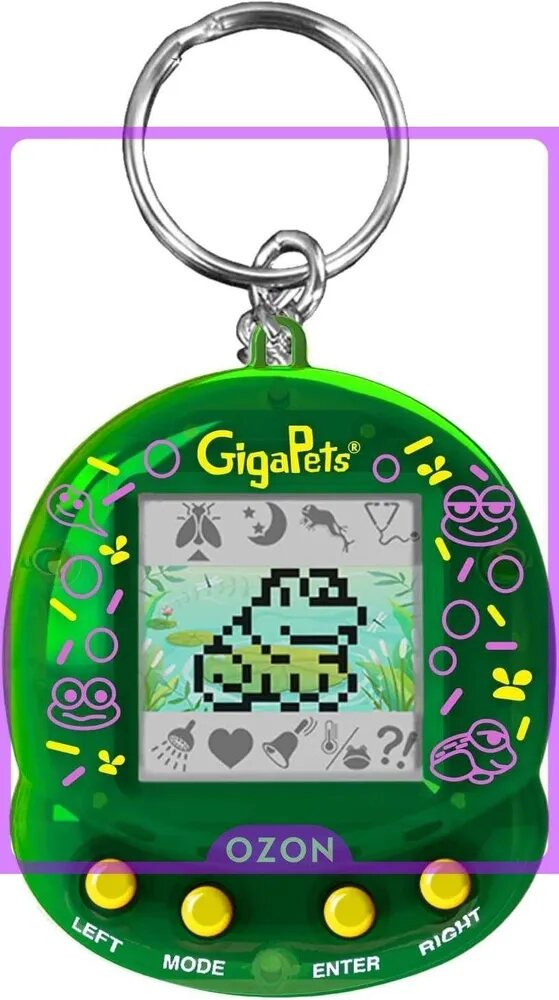 Электронный питомец GigaPets Floppy Frog (Virtual Pet)