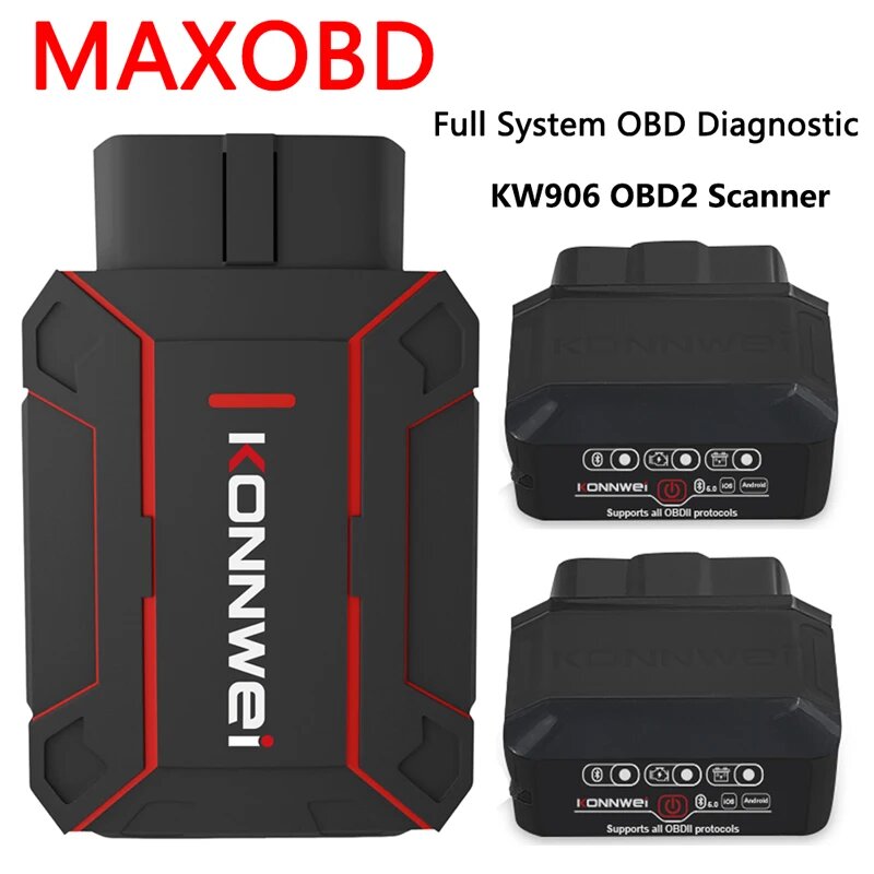KONNWEI MAXOBD KW906 OBD2 сканер диагностики авто