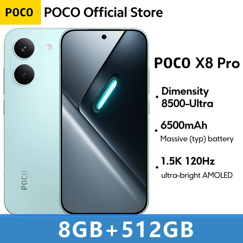 Смартфон Poco X8 Pro, 8/512ГБ, global