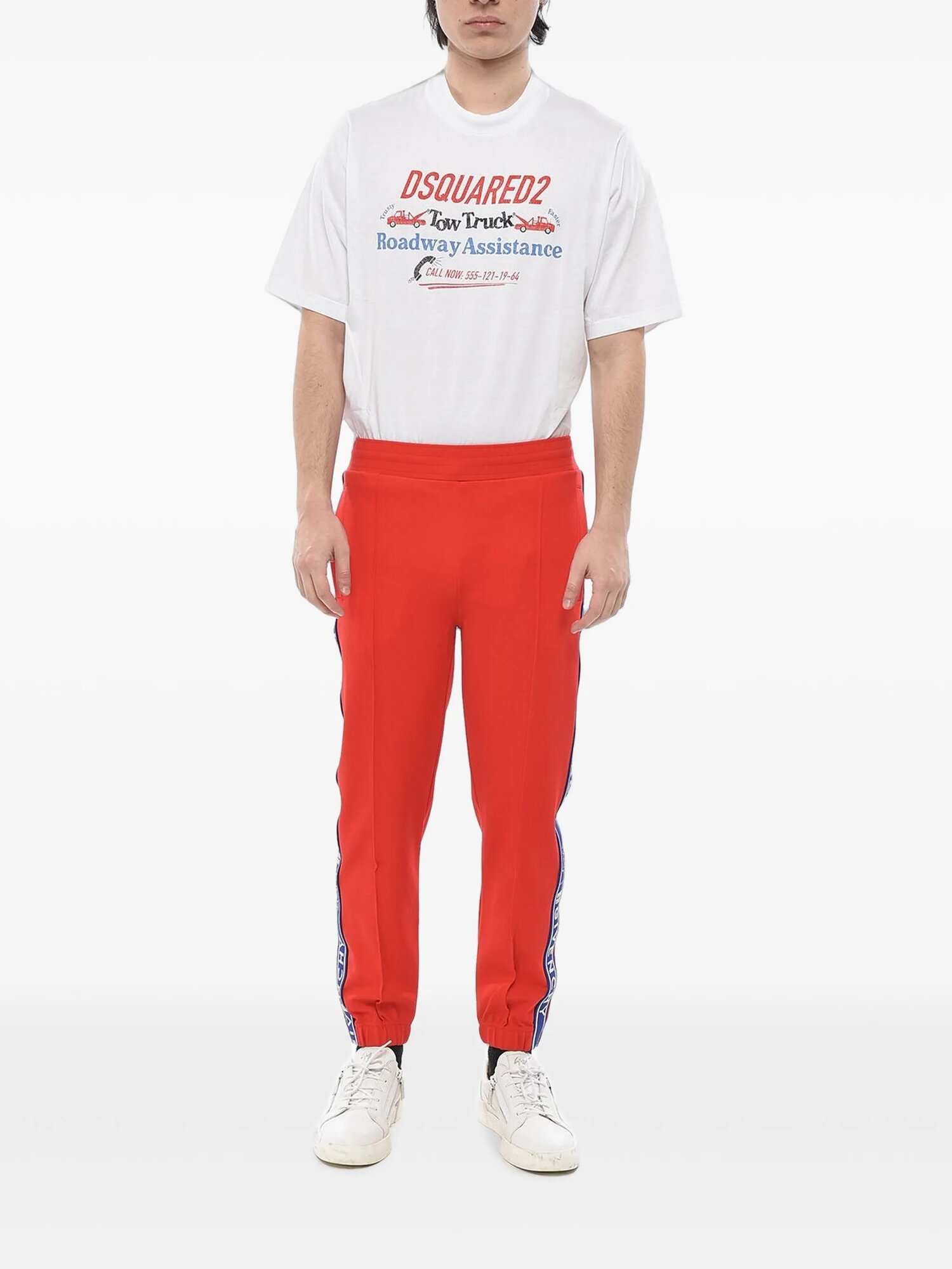 Брюки GIVENCHY Logo-tape track pants, размер 48 — фото 1