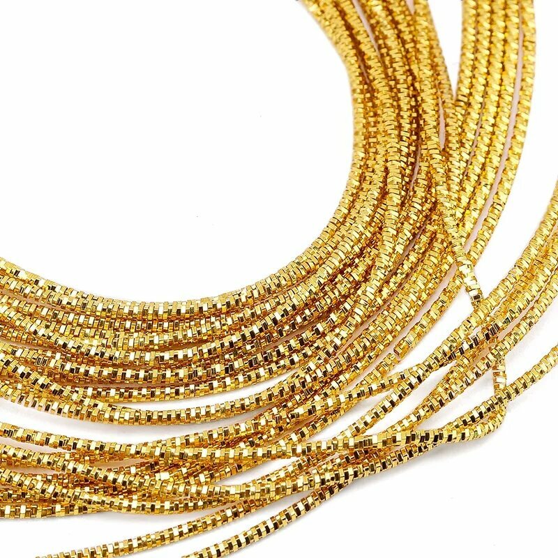 Медная проволока для вышивания DUCRYSTAL gold Square wire