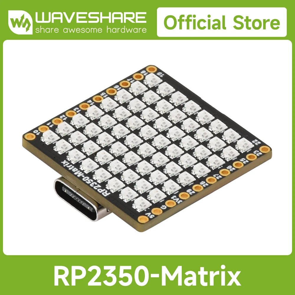 Waveshare RP2350-Matrix плата для разработки