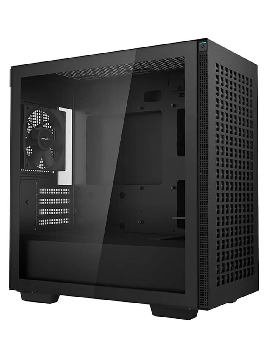 Корпус Deepcool CH370, Mini-Tower, без БП, R-CH370-BKNAM1-G-1 черный