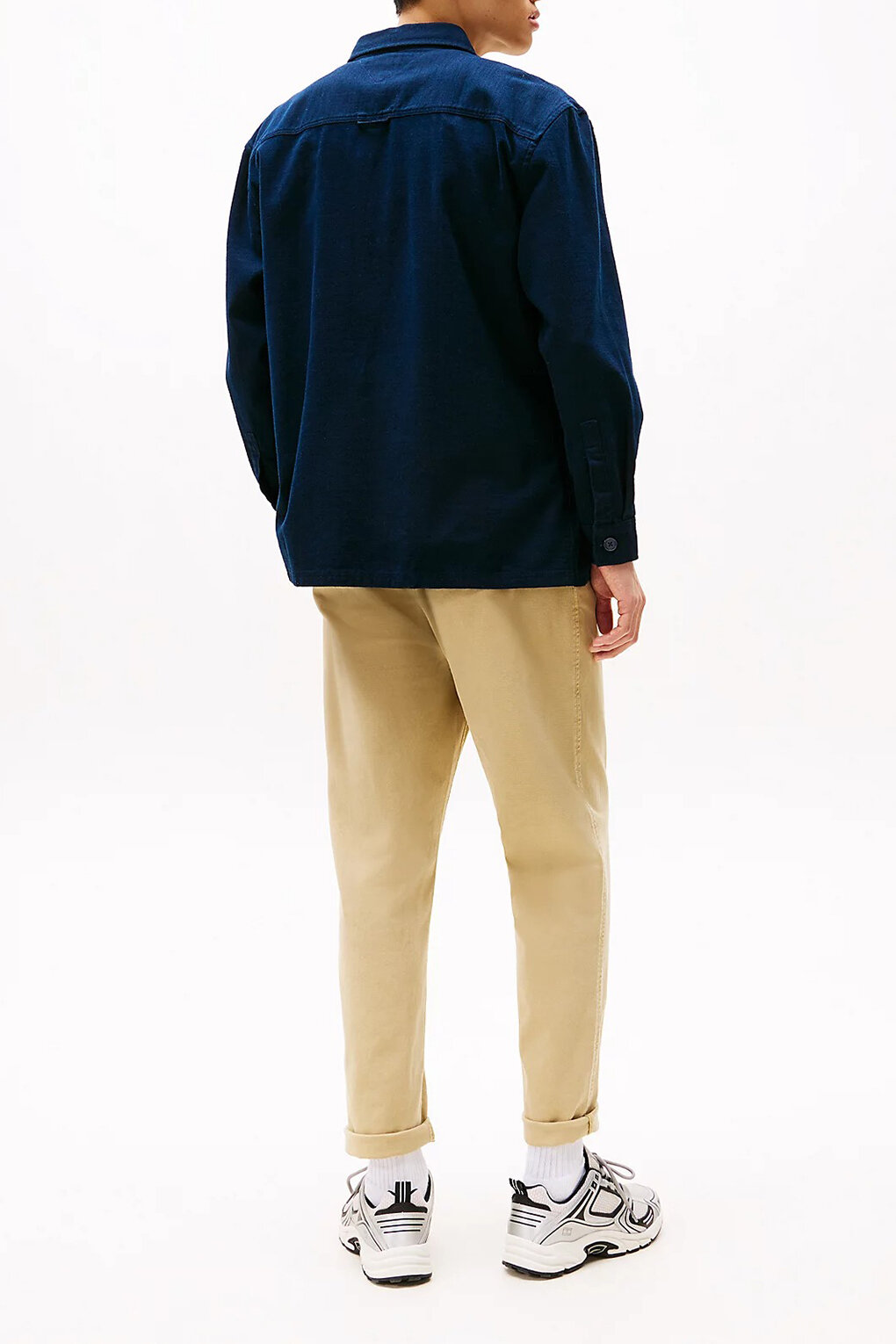 Рубашка Tommy Jeans, размер 46, синий — фото 1