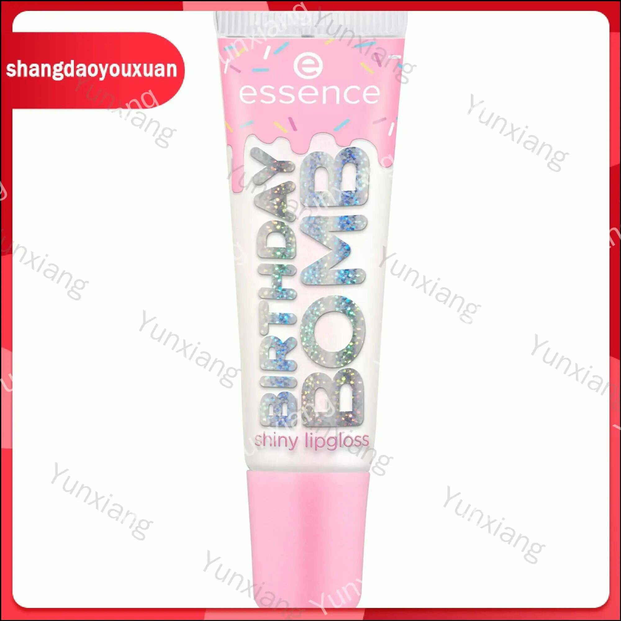 Essence Лимитированная серия Блеск для губ BIRTHDAY BOMB shiny lipgloss 01