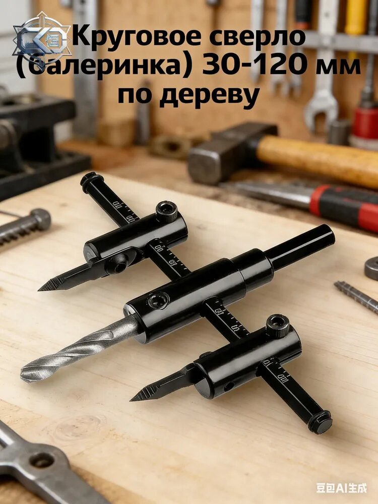 Эксклюзивная балеринка для резки от 30 до 120 мм по гипсокартону, ПВХ и древесине